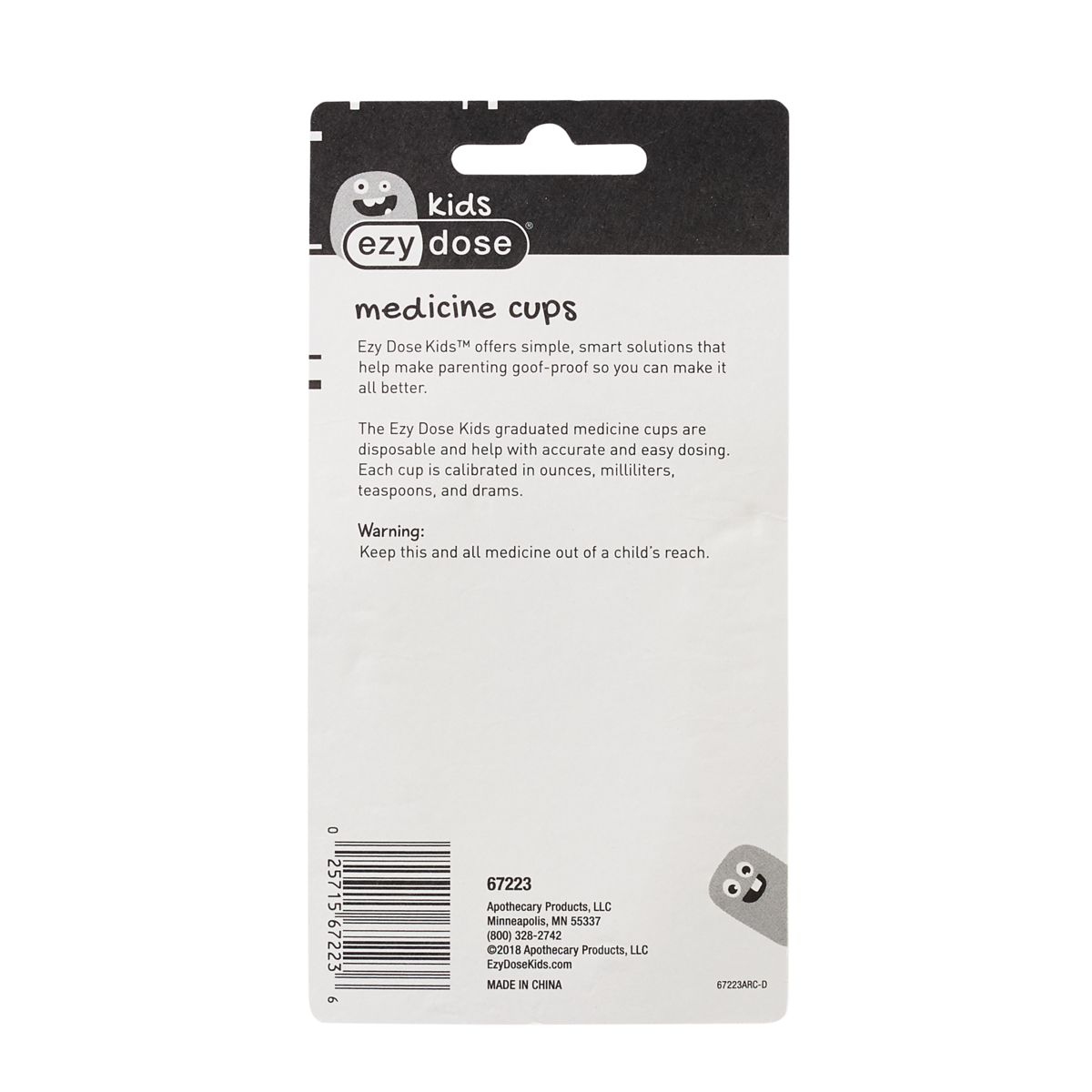Ezy Dose Kids® Medicine Cups (10 Cups)